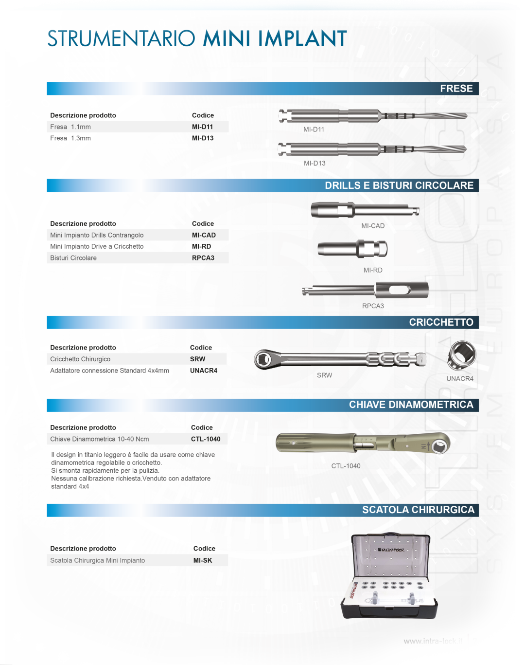 Mini Implant | Intra-lock System Europa srl